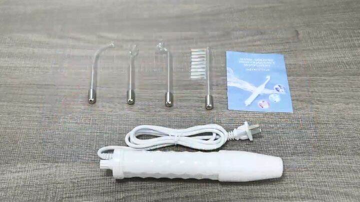 Suolaer Portable High Frequency Facial Machine Mushroom Tongue Bend ...