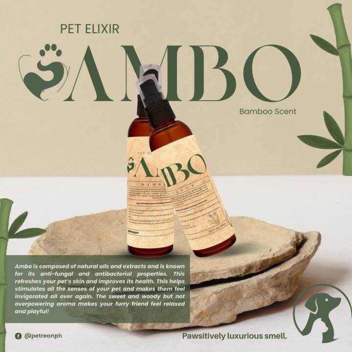 Pet Cologne (Pet Elixir) - AMBO 100mL | Lazada PH
