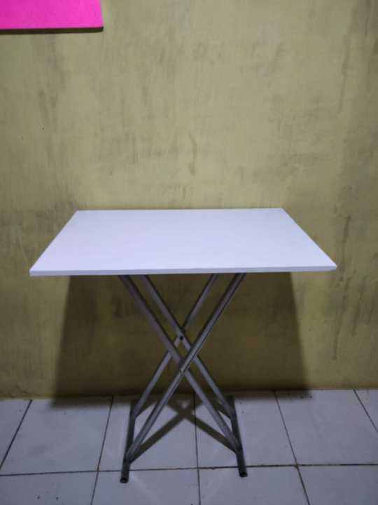 meja lipat ukuran 50*50*70 | Lazada Indonesia