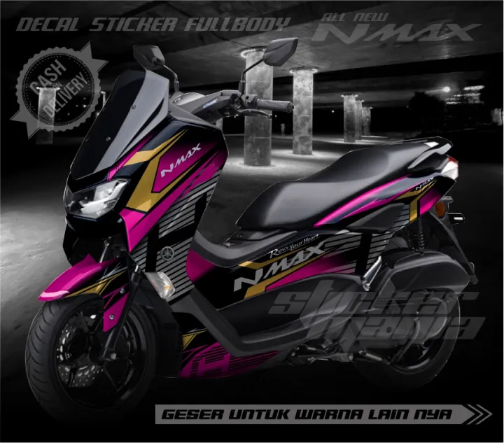 Stiker Decal NMAX New Stiker Striping Full Body Variasi Sticker Model ...