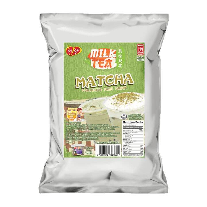 Injoy Matcha Milk Tea Powder / 500g | Lazada PH