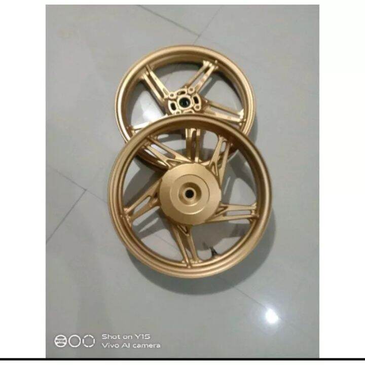 VELG MOTOR BEAT NEW BEAT STRET ORISINIL REPAINT WARNA GOLD-SILVER ...