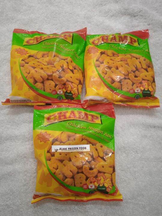 CHAMP Chicken nugget alphabet 250gr | Lazada Indonesia