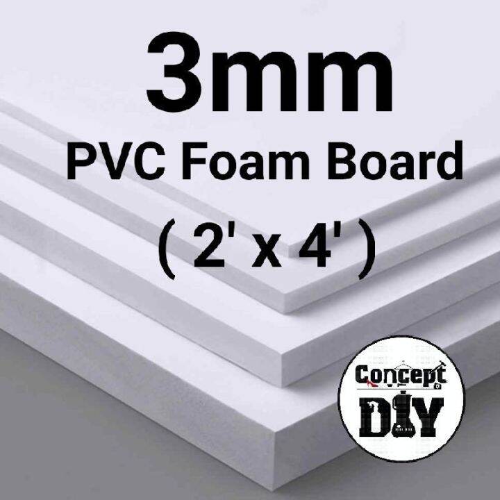 3mm PVC Foam Board (24"x 48") 2pcs 聚氯乙烯发泡板 | Lazada