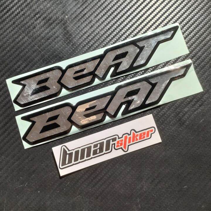 STIKER TIMBUL EMBLEM 3D TULISAN BEAT | Lazada Indonesia