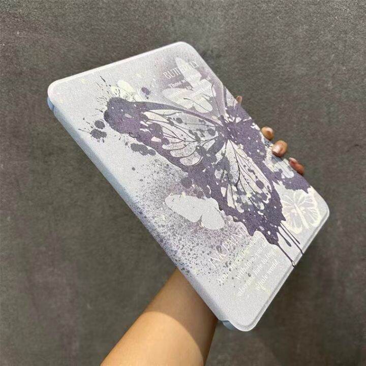 APEC สุนทรียศาสตร์ ผีเสื้อ รูปแบบ วงเล็บหมุน เคส ใส iPad Air 5 Air 4 Gen 10th 7th 8th 9th 5th ...