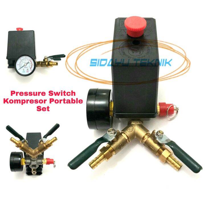 Otomatis Kompresor Angin Portable 2 | Lazada Indonesia