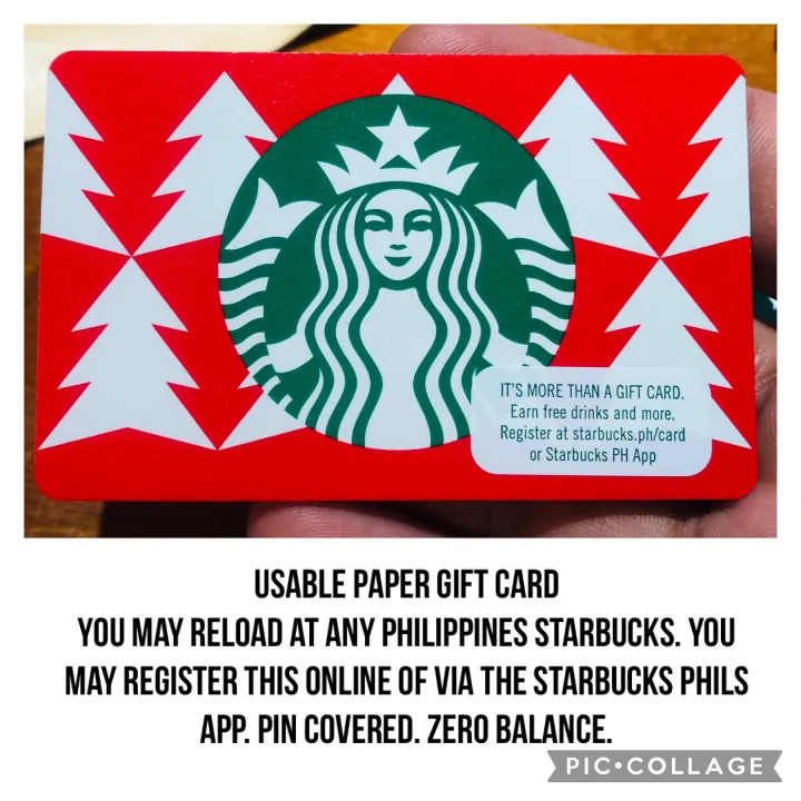USABLE Starbucks Holiday 2022 Siren Card | Lazada PH