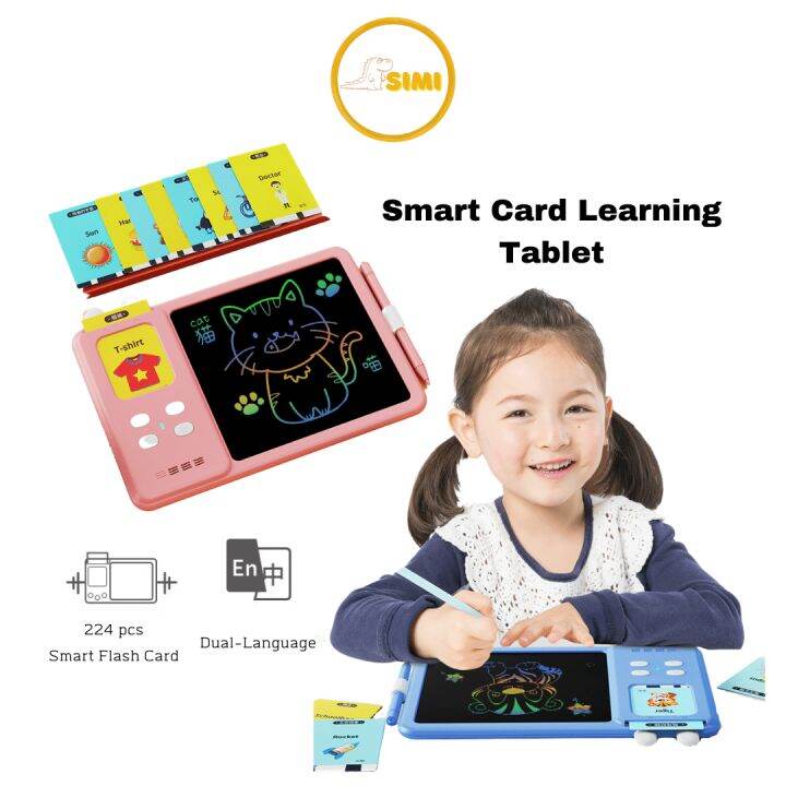 SIMI Smart Card Learning Tablet Educational Toy Early Learning Drawing ...