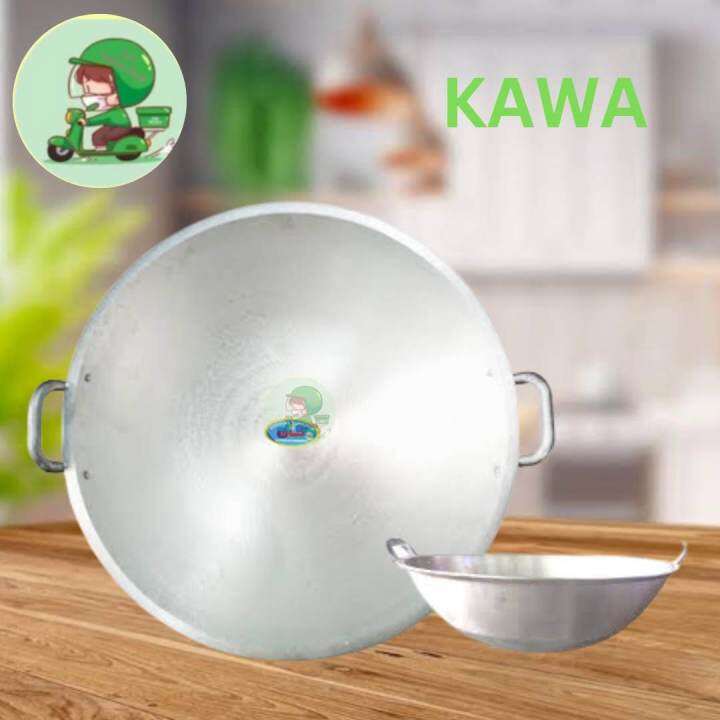 heavy Duty Big Size Kawa Double Handle makapal Aluminum Quality Harvey ...