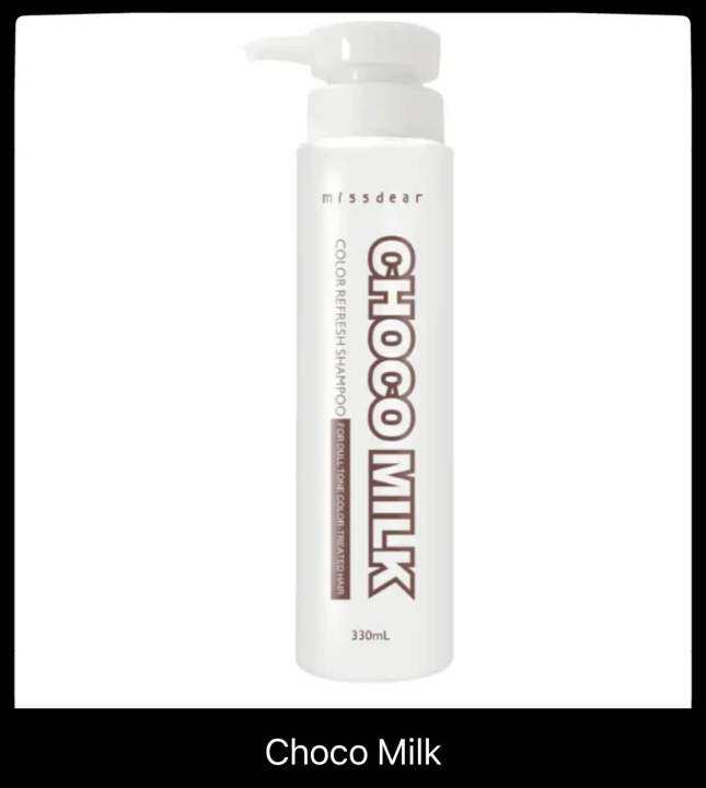 Miss Dear Color Refresh Choco Milk Shampoo 330ml Color Lock Protect ...