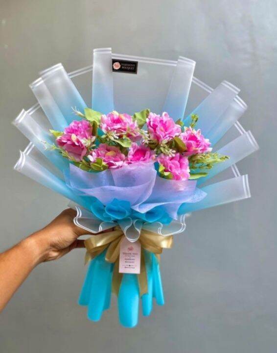 BUKET bunga palsu plastik artificial murah | Lazada Indonesia