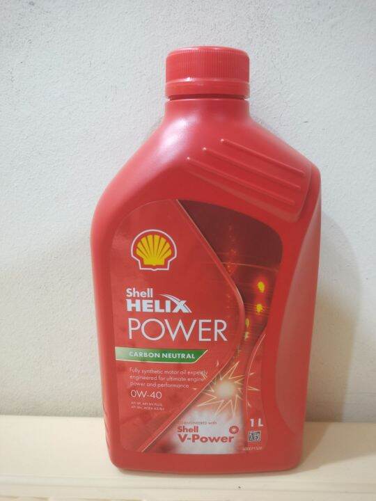 Shell Helix Power Carbon Neutral 0w-40 1 liter | Lazada PH