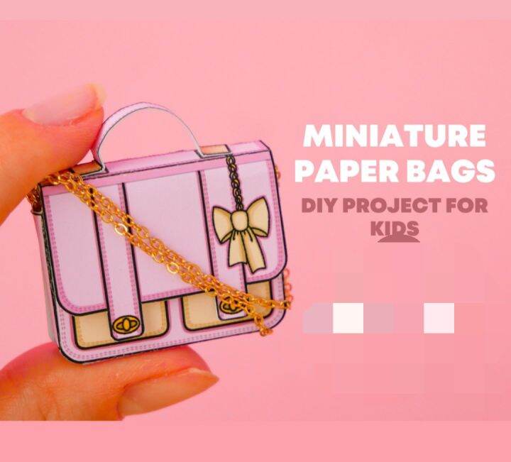 Paper Dolls "MINI PINK BAGS" Printables | Lazada PH