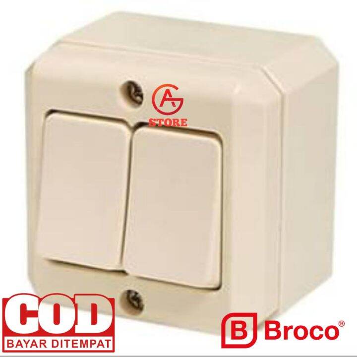 Saklar seri broco tempel dinding, broco saklar listrik tempel tembok ...