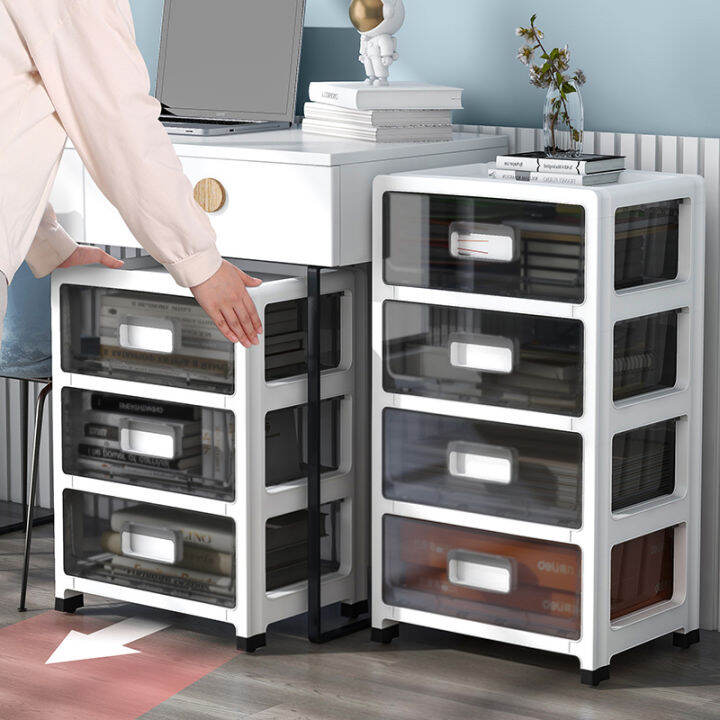 Home Office Desktop Transparent Storage Box Multi-Layer Drawer Storage ...