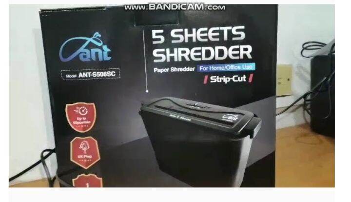 ANT - S508SC PAPER SHREDDER MACHINES STRIP CUT 5PCS 11 LITTERS WITH 1 ...