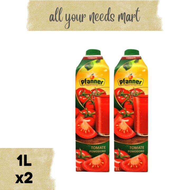 Pfanner • Tomato Pomodoro • Juice Drink • 1L x2 | Lazada PH