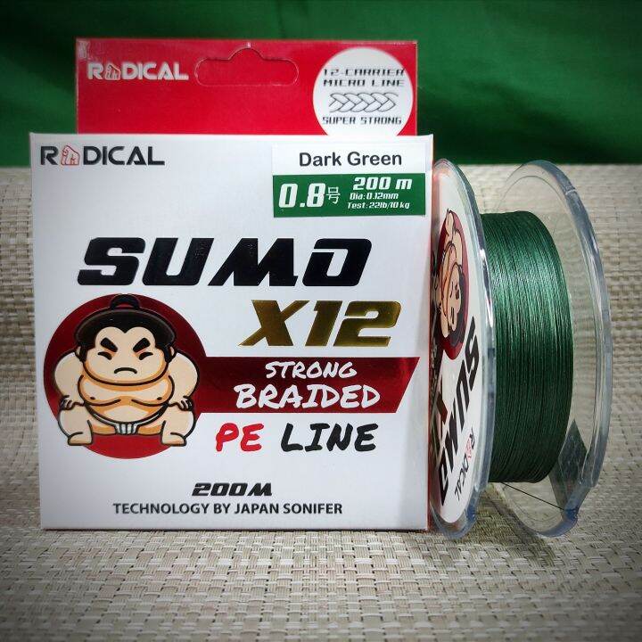 pe RADICAL sumo x12 200meter | Lazada Indonesia