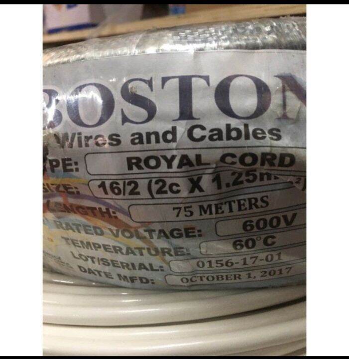 Heavy Duty Quality (BOSTON /wire max) Royal Cord per Meter available! | Lazada PH
