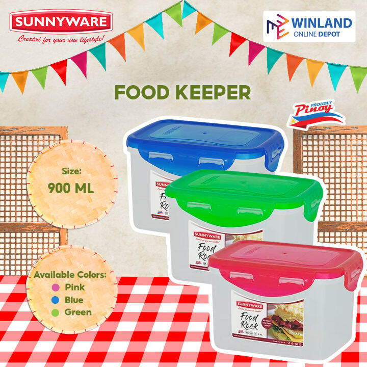 SUNNYWARE by Winland 0.4L | 400mL Food Rack / Food Keeper Air Tight ...