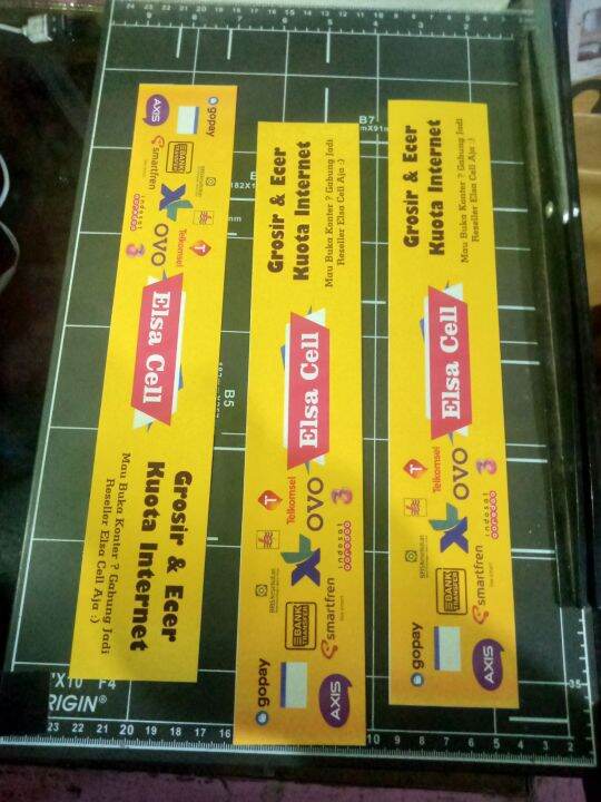 Stiker Konter Stiker Etalase Konter Vinil Etalase Konter Bisa Request ...