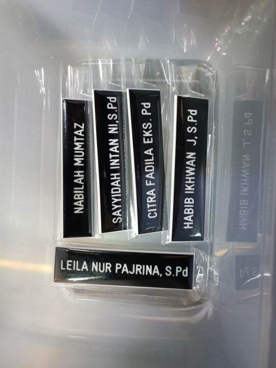 nama dada grafir pns / nama dada grafir / neme tag grafir / papan nama ...