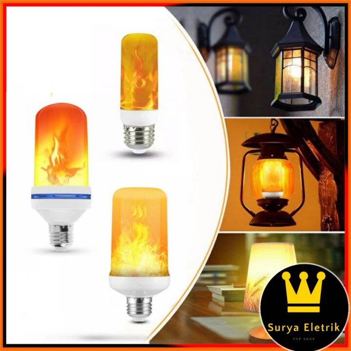 lampu api led e27 besar/bohlam obor led e27-autolux-Flame effect 3in1 ...