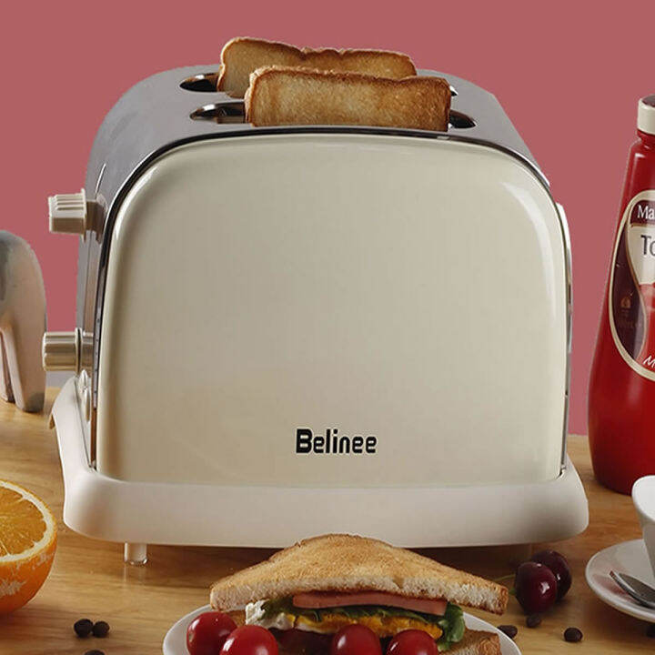 British Balee Toaster Toaster Breakfast Household Retro 4-Seat Mini ...