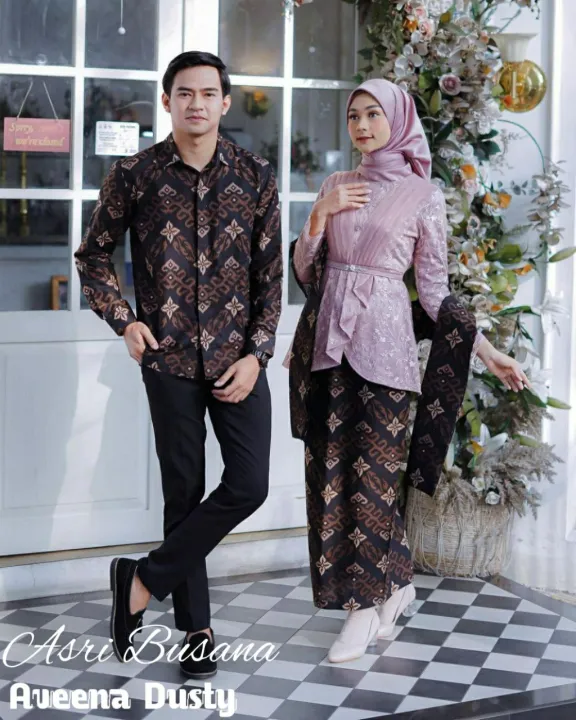 Kebaya Wanita Modern Kekinian Couple Satu Setel Wisuda Kondangan ...
