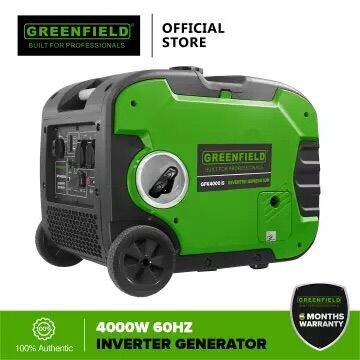 Greenfield Inverter Generator Gasoline 4000W 60Hz SMART RPM | Lazada PH