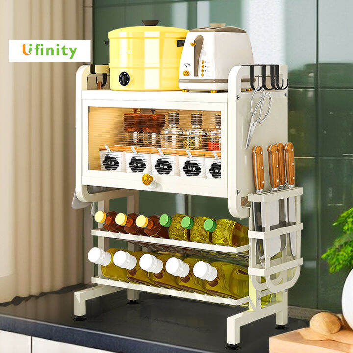 Lifinity Spice Rack Seasoner Racks Condiment Shelves Kitchen Racks ...