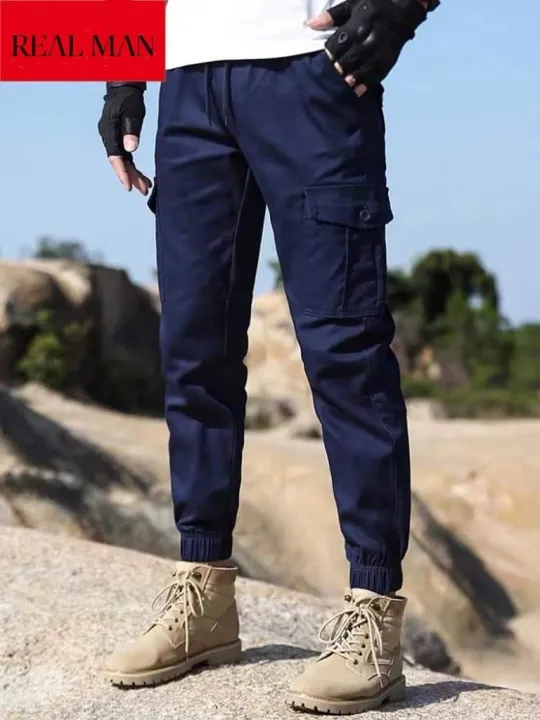 High Quality Cargo Jogger Pants for Men Full Garterize with String ...