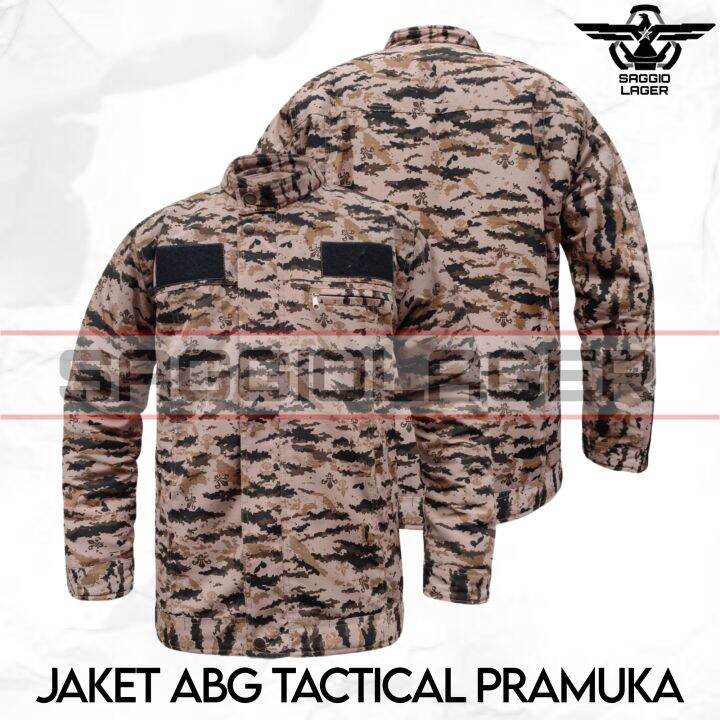 Jaket Abg Pressbody Tactical Loreng Pramuka Nasional Scout Pembina Penegak Pramuka | Lazada ...