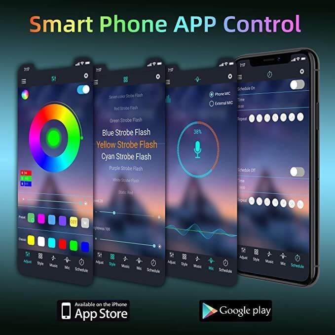 COD 30Meters Smart Alexa Wifi 5050 RGB/W/WW LED Light Strip, Music Sync ...