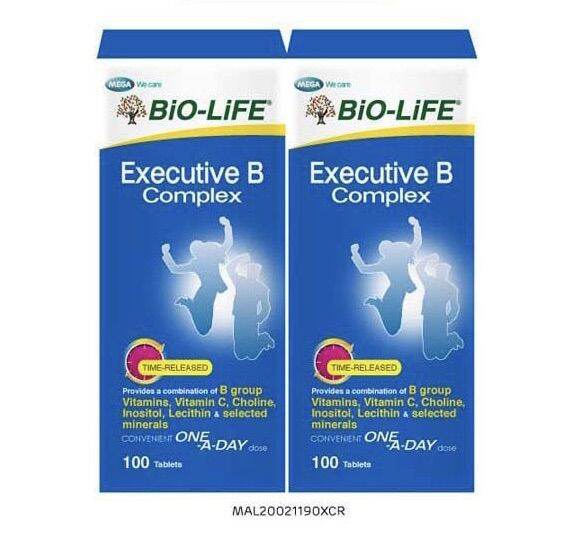BiO-LiFE EXECUTIVE B COMPLEX TABLET 100S X 2 | Lazada