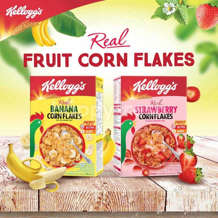 Kellogg's Real Fruit Corn Flakes 300g | Lazada PH