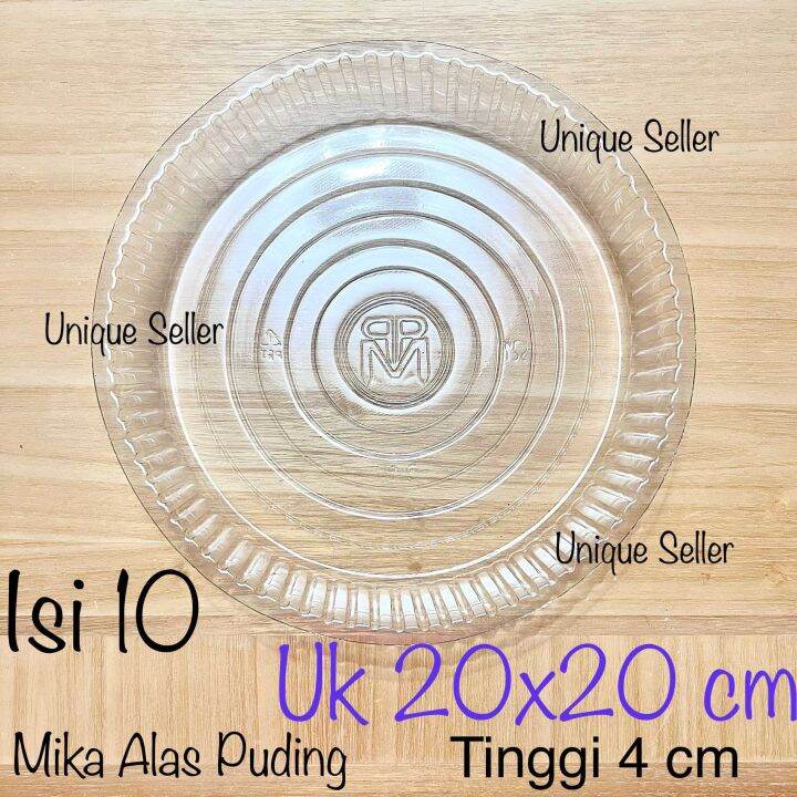 [Isi10] Mika Alas Puding BULAT 20x20 cm / Mika Alas Tatakan Kue Puding ...