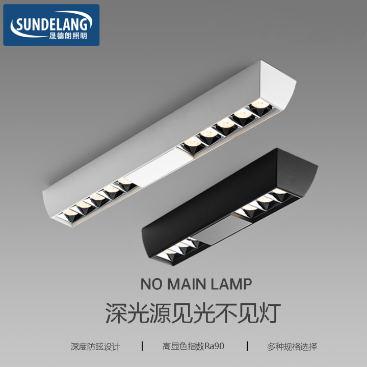 Ceiling Ultra-Thin Surface Mounted Spotlight Smart LED Strip Bean Gall ...