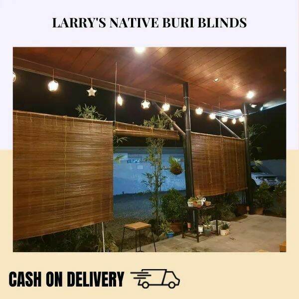 Custom size Native Buri Roll-up Blinds | Lazada PH