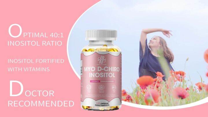 iMATCHME Myo-Inositol&D-Chiro Inositol Capsule with Folate Supports ...
