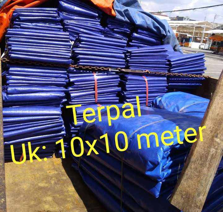 Terpal Ukuran Besar 10x10 Meter. TEBAL A8 KOREA | Lazada Indonesia
