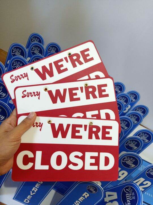 Back to Back Open & Closed Signage | Lazada PH