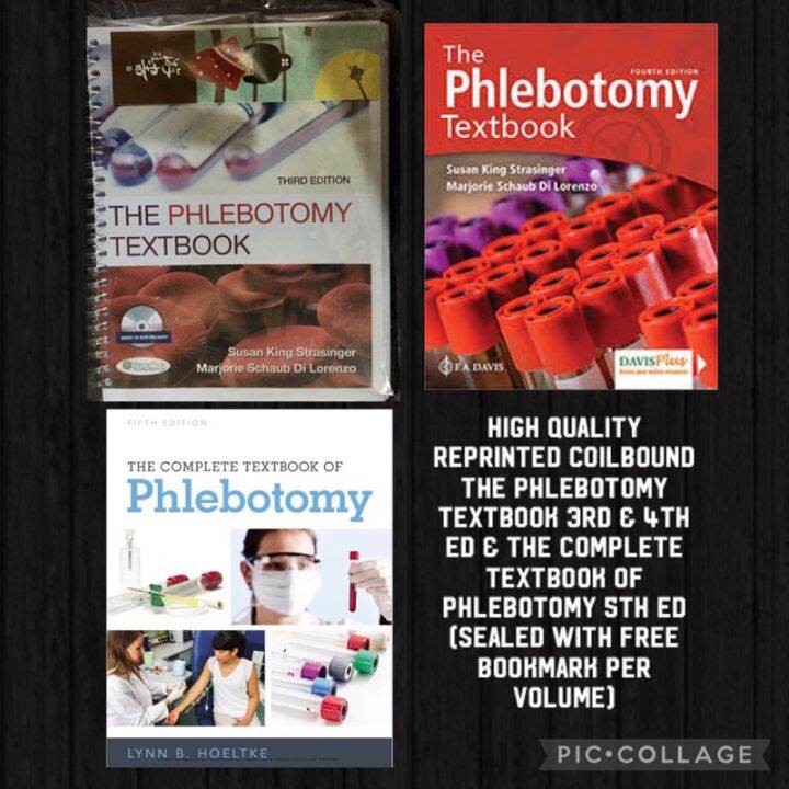 Strasinger The Phlebotomy Textbook 3rd 4th ed & Hoeltke The Complete ...