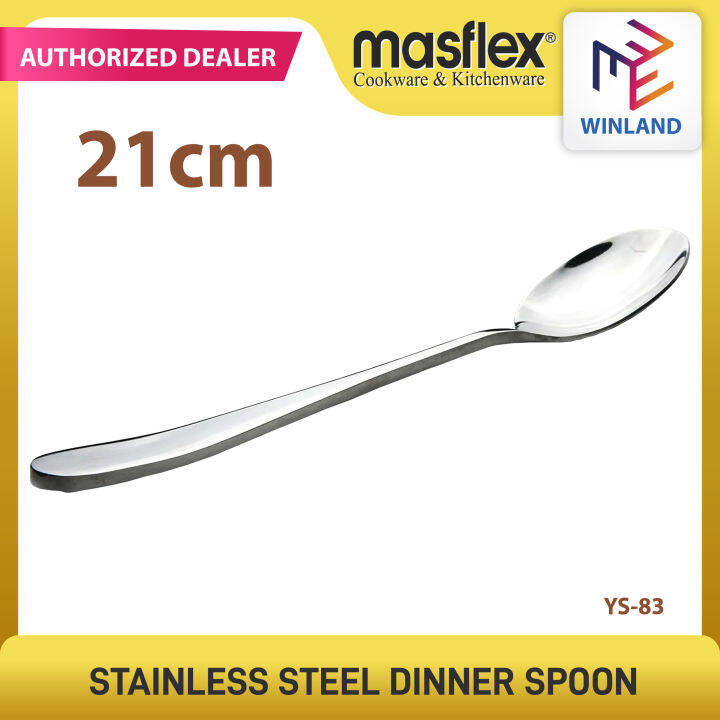 MASFLEX by Winland 21cm Stainless Steel Dinner Spoon Premium 4mm ...