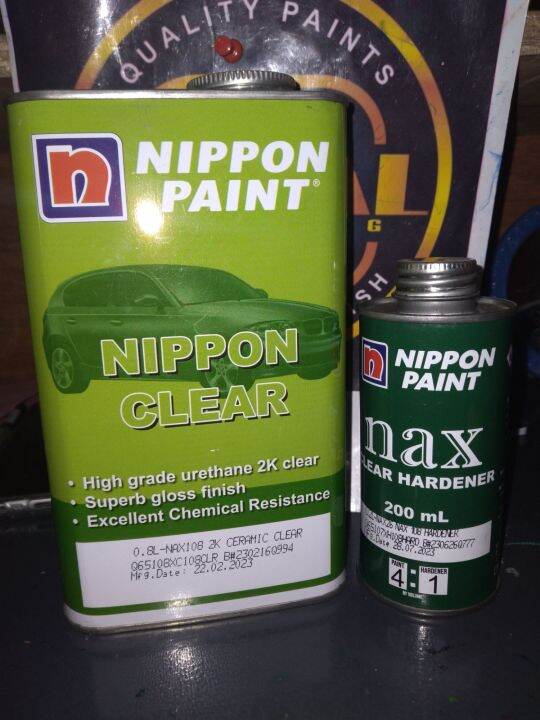 Nippon Clear Topcoat WITH NAX Clear Hardener | Lazada PH