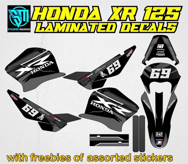 Honda xr 125 decals sticker, Laminated | Lazada PH