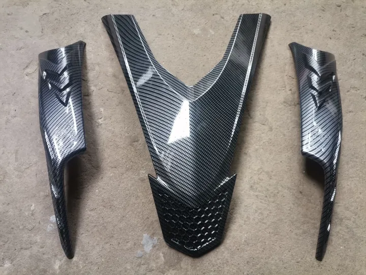 Carbon Front Panel Garnish And Side Panel Garnish w/ Doble Sided Tape ...