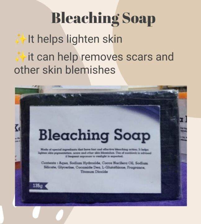Bleaching soap 135g | Lazada PH