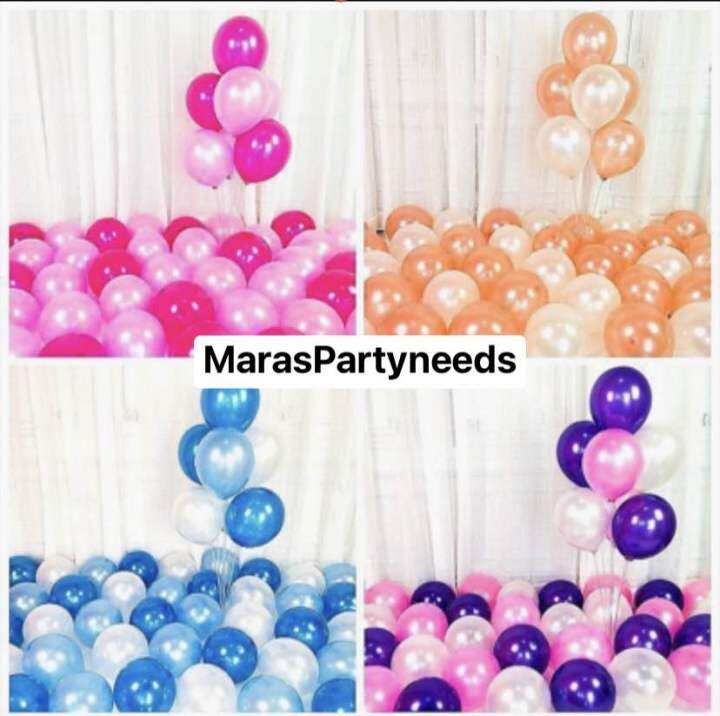 10inches 100pcs Glossy Metallic Balloons partyneeds decorations | Lazada PH